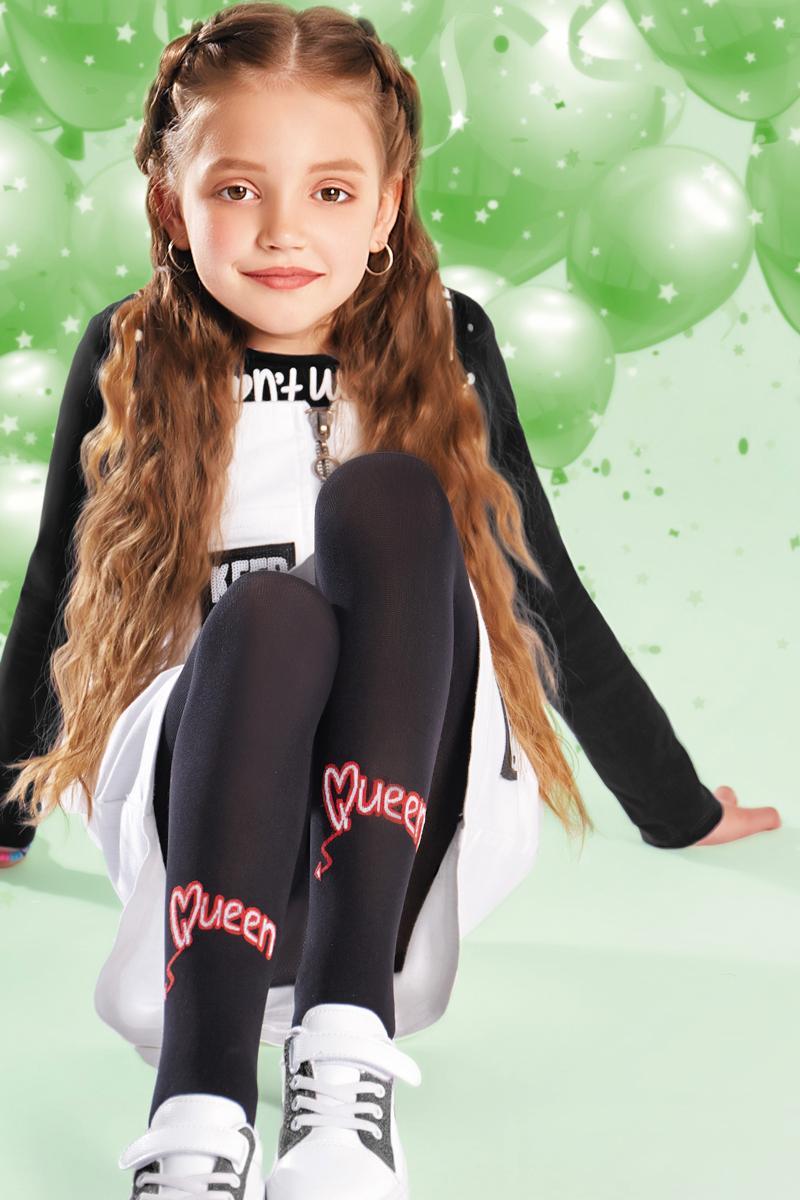 Детские колготки с рисунком Kerry 80 den model 5 Giulia (nero) купить в ...