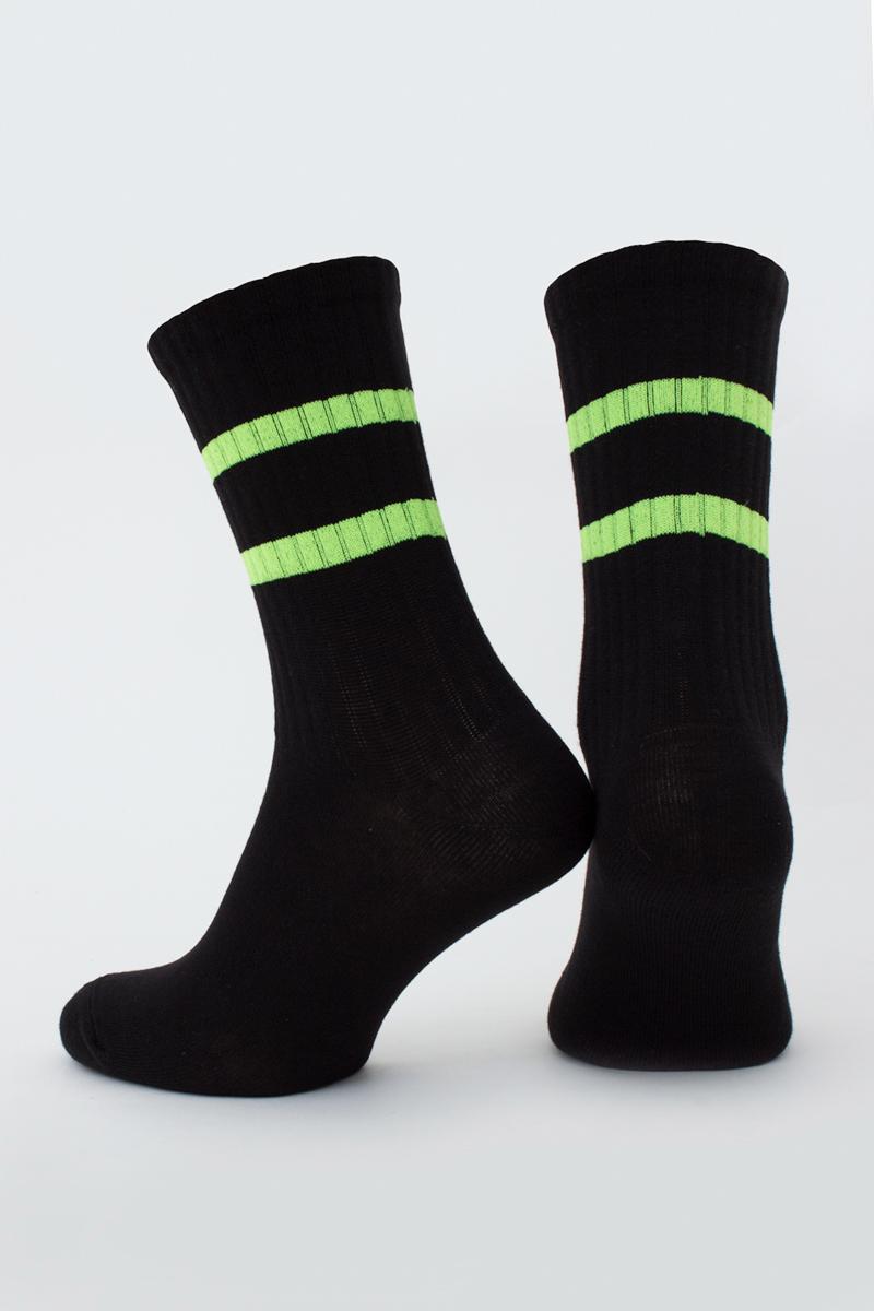 Носки мужские классические Ms3 soft neon 002 Giulia (black/yellow) купить в интернет-магазине ...